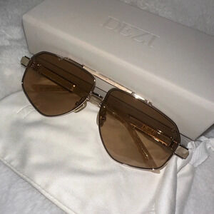 DEZI | Accessories | Dezi 6ft Sunglasses Gold Limestone Moss | Poshmark